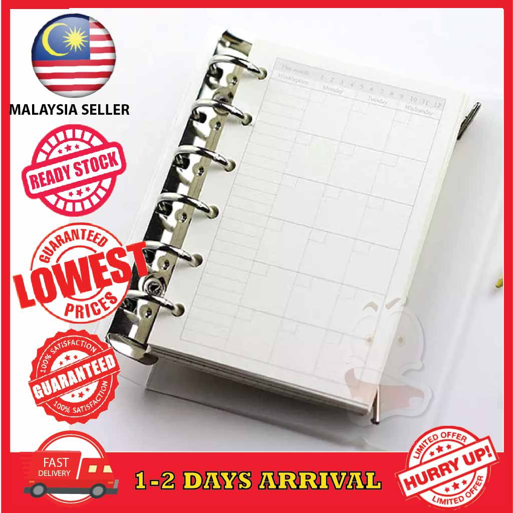 [1 Pack] Notebook Refill A5 Size A6 Size Inner Page Refill Journal ...
