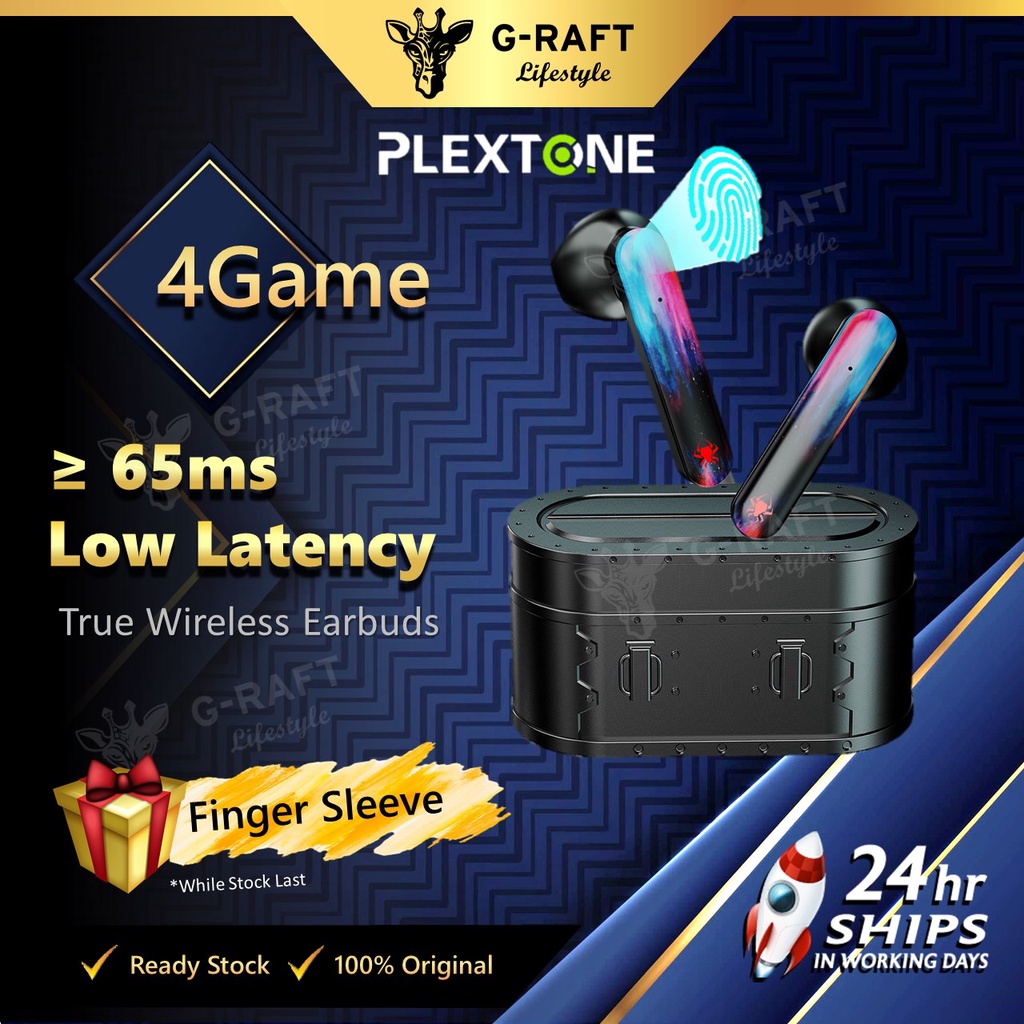 PLEXTONE 4GAME *Gaming Music Call* TWS True Wireless Ultra-Low Latency ...