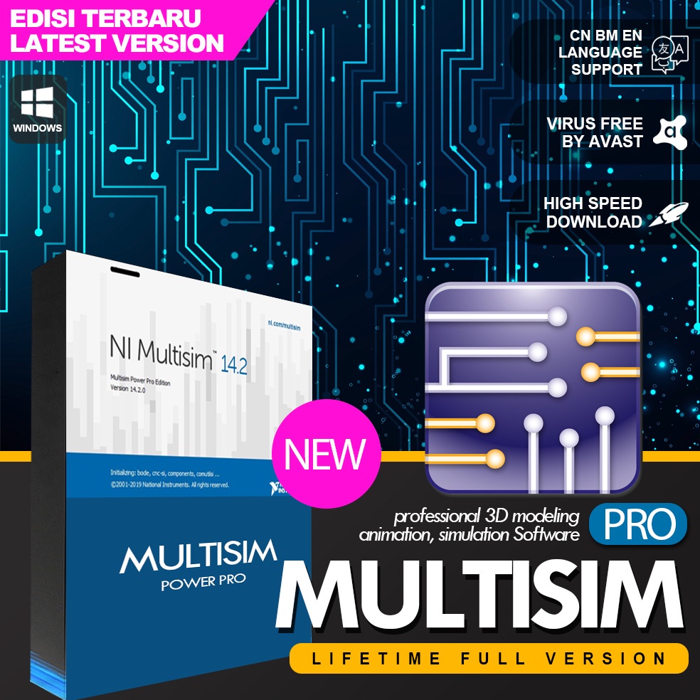 Multisim 14.2 Software | Shopee Malaysia