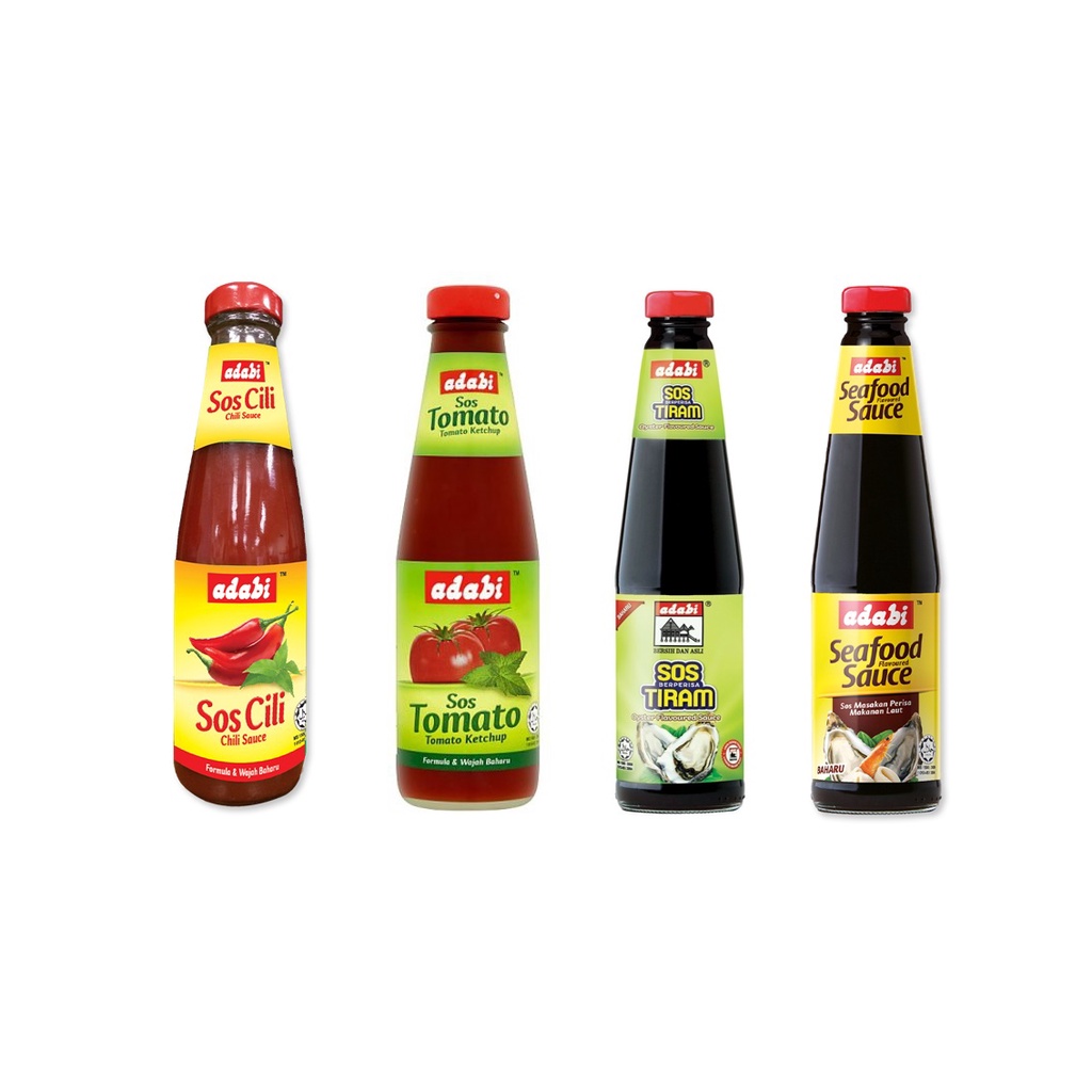 ADABI Sos Cili/ Tomato/ Tiram/ Seafood 340ml | Shopee Malaysia
