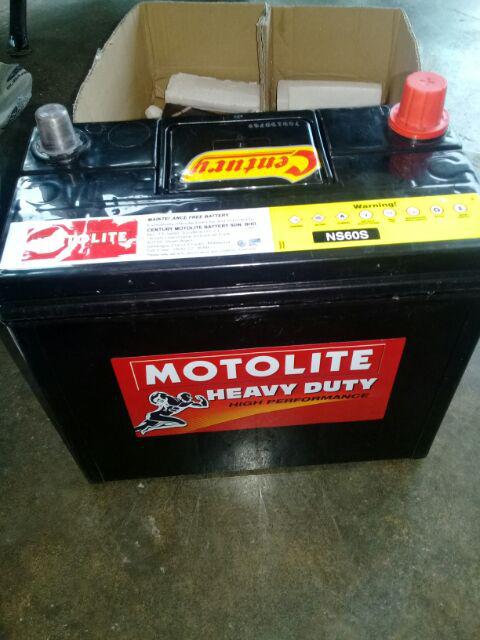 Century NS60RS NS60 Motolite Car Battery MF for Proton Saga FLX / BLM ...