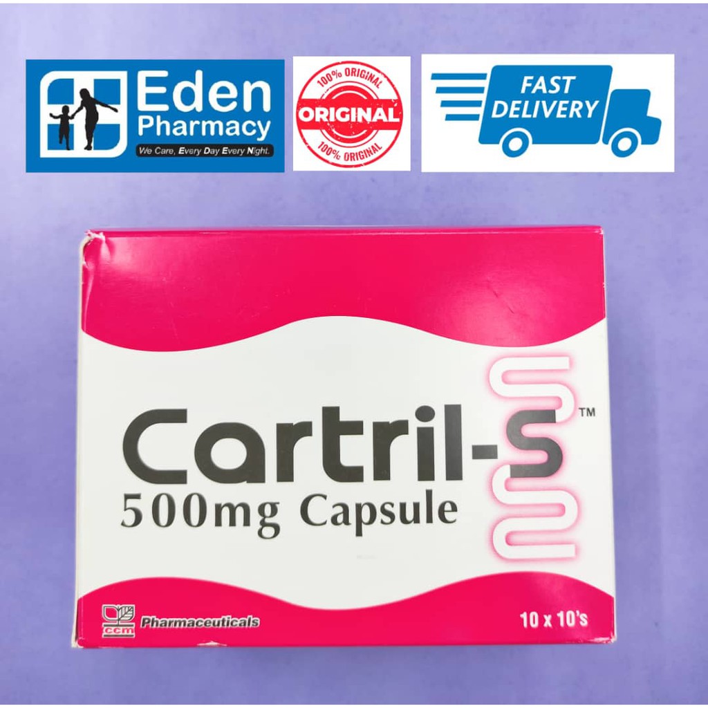 Cartril-S 500mg capsule ( 10 x 10's ) | Shopee Malaysia