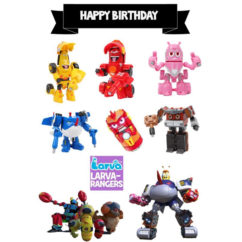 Larva Ranger Topper Cake | Shopee Malaysia
