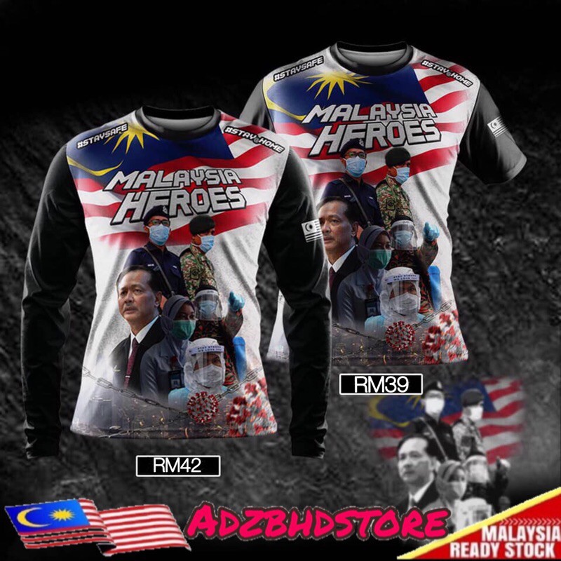 🔥READYSTOCK🔥 BAJU COVID TSHIRT FRONTLINER MIKROFIBER HIGH QUALITY ...