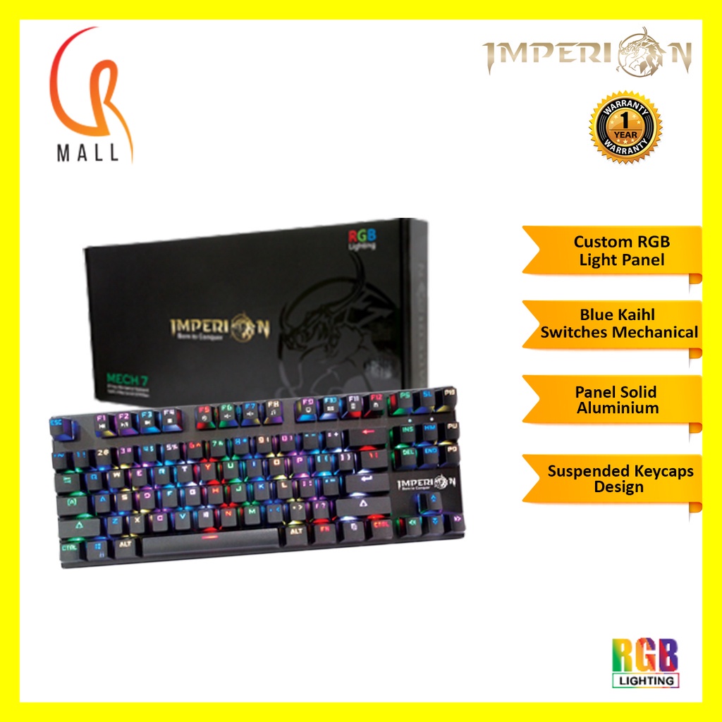 IMPERION MECH 7 FULL MECHANICAL KEYBOARD [READY STOCK] | Shopee Malaysia