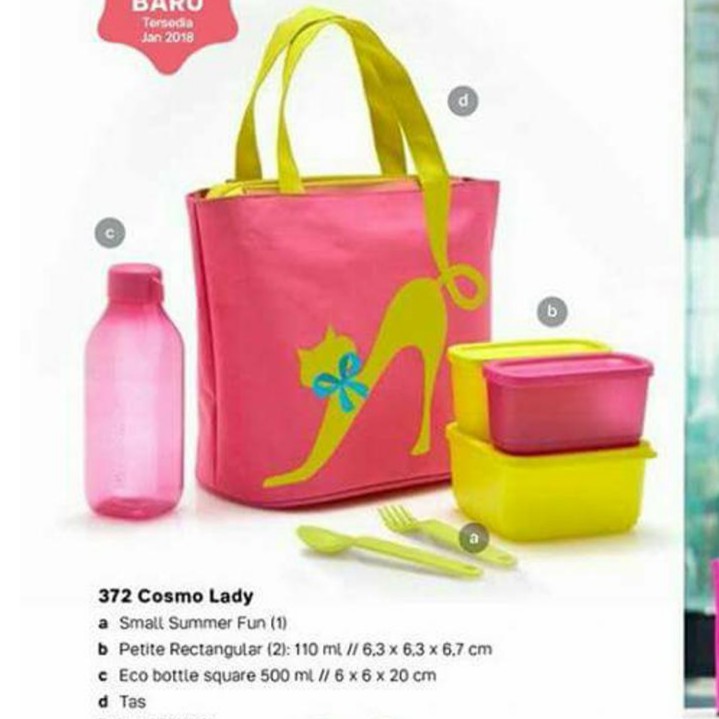 TUPPERWARE COSMO LADY SET | Shopee Malaysia