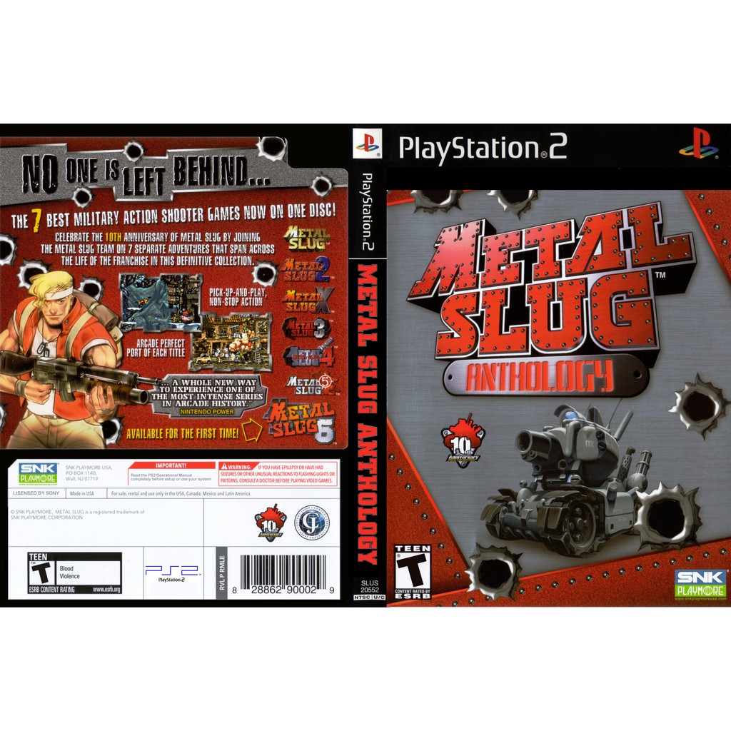 PS2 metal slug anthology | Shopee Malaysia