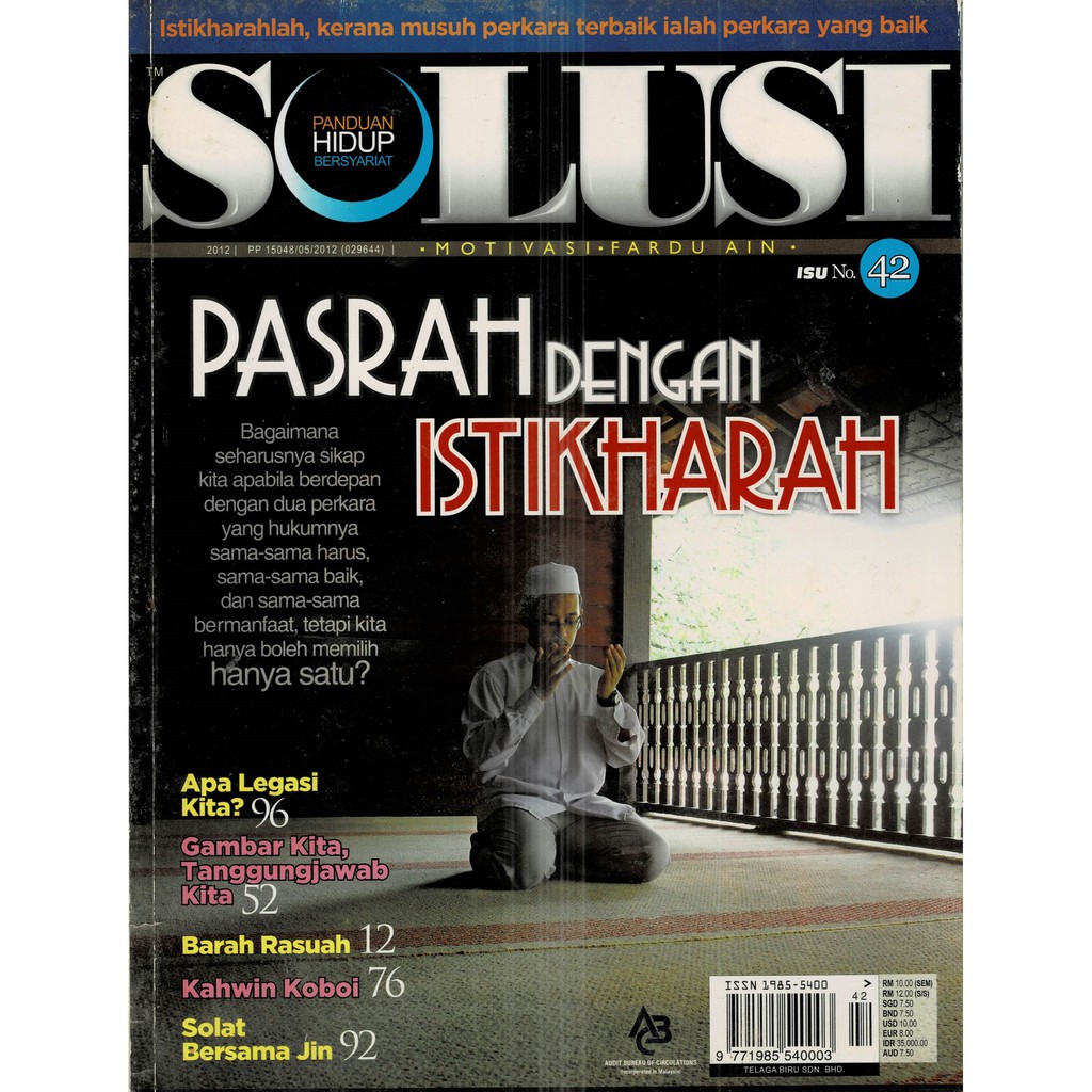 Majalah Islamik Terpakai - Majalah Solusi #40-49(Isu Lama) | Shopee ...