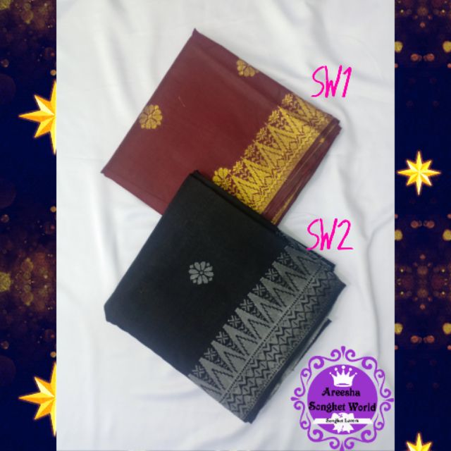 SONGKET TENUN BUNGA TABUR BORDER SEPANJANG KAIN ATAS&BAWAH (Kain pasàng ...