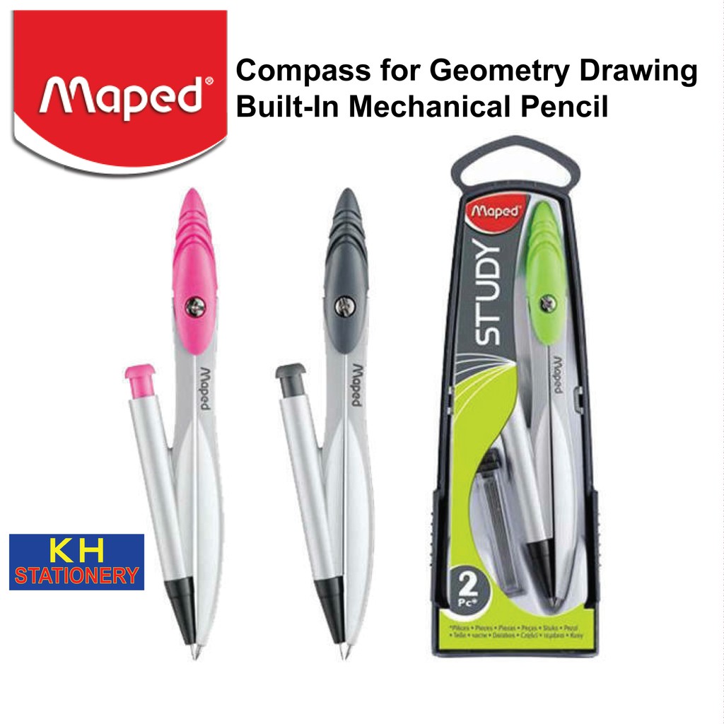 Maped Compass / Geometry Drawing With Built-In Mechanical Pencil ...