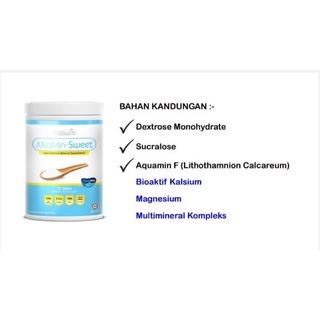NEUTRALENE Alkamin Sweet Pemanis Minuman Pengganti Gula/ Gula Tanpa ...