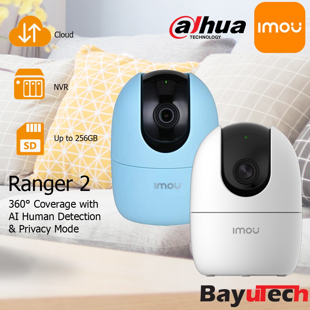 DAHUA IMOU Ranger 2 / Ranger 2C 1080P (2MP) Smart Motion Tracking AI ...