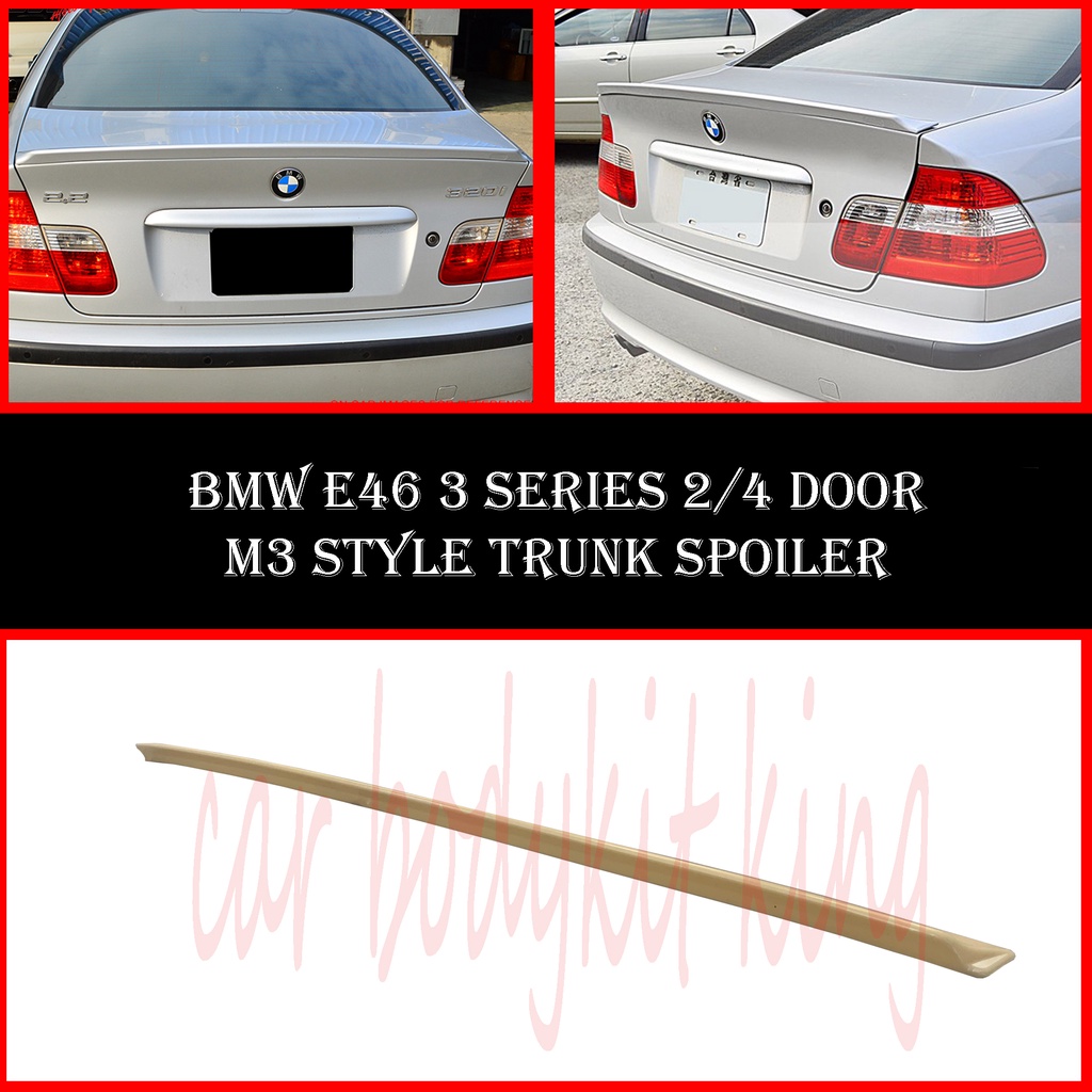 BMW 3 Series E46 (1997 - 2006) ABS Plastic OEM Rear Back Bonnet Bonet ...
