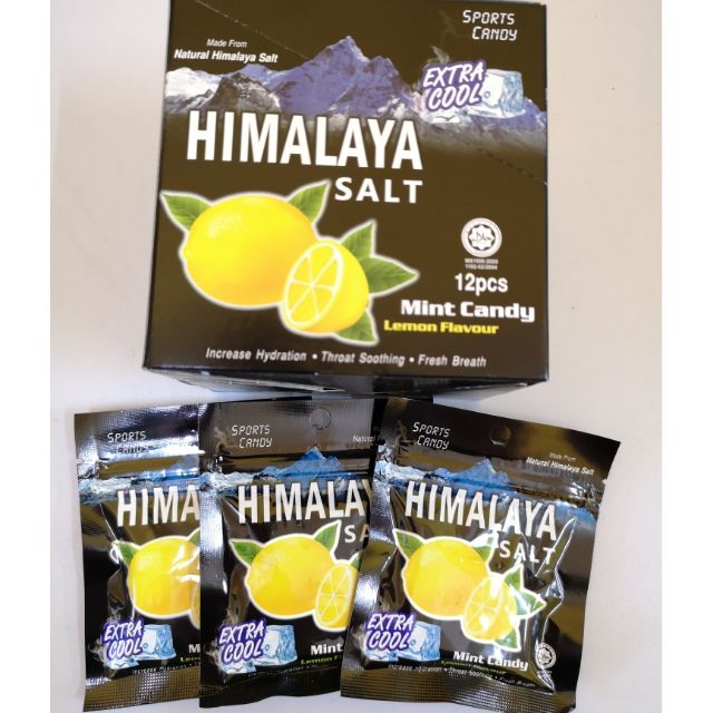 Himalaya Salt Sports Candy - Extra Cool Lemon (15g x 12pkt) **Guarantee ...