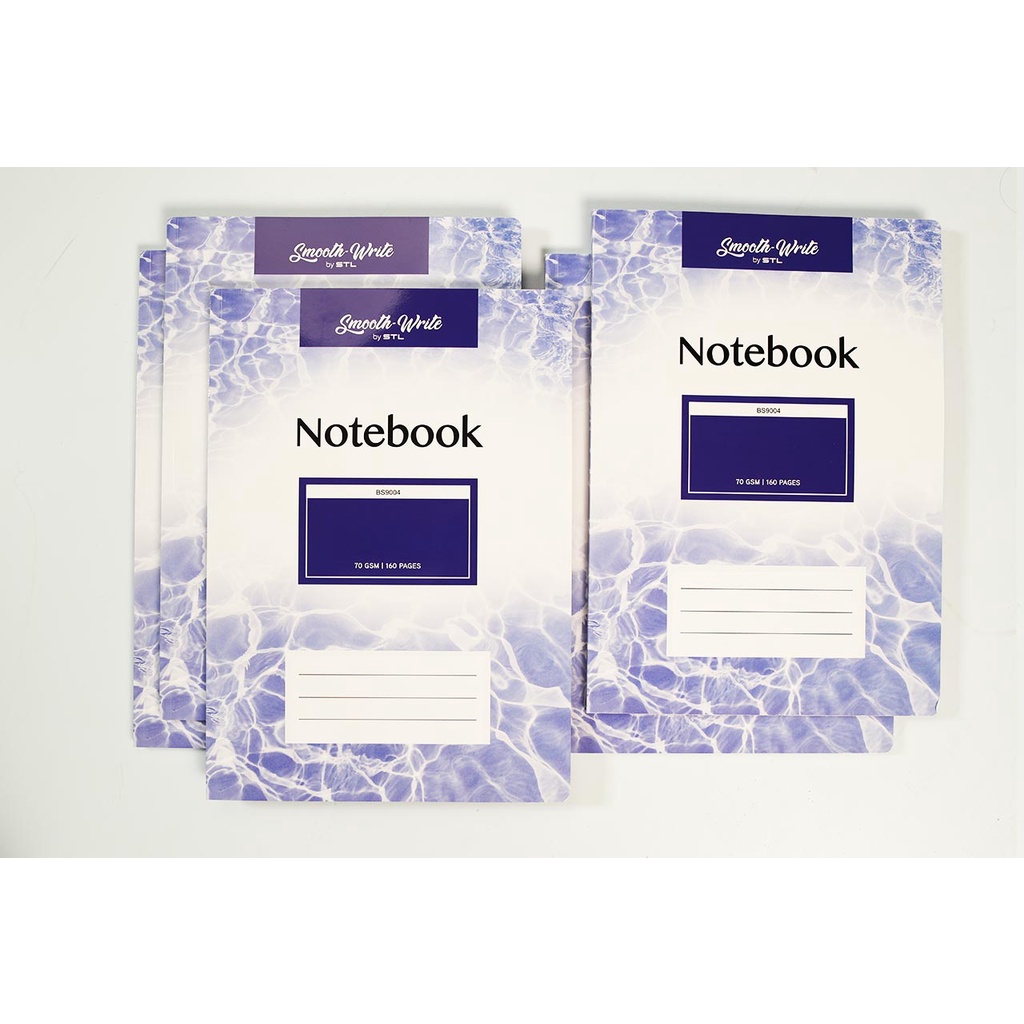 Smooth-Write by STL Notebook A4 Single Line 70GSM Woodfree 160 pages ...
