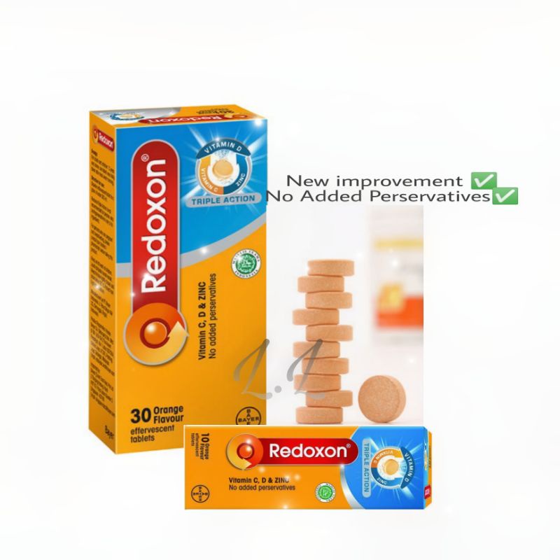 Redoxon Double Action Vitamin C , D & Zinc 1000mg 10s/30s | Shopee Malaysia