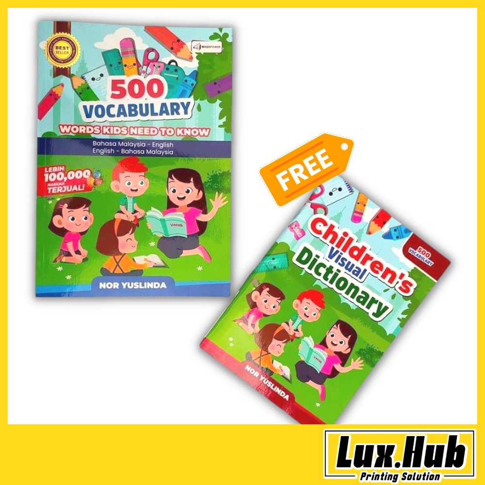 500 Vocabulary Words Kids Need to Know | English Book | Buku Belajar ...