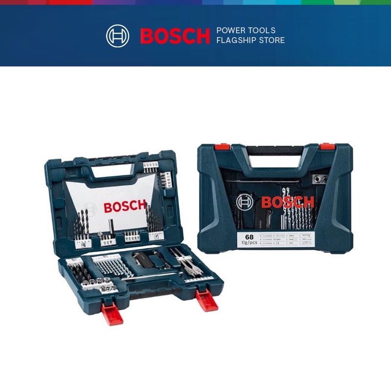 Bosch 68pcs V Line Drill Bit And Screwdriver Bit Set 2607017409