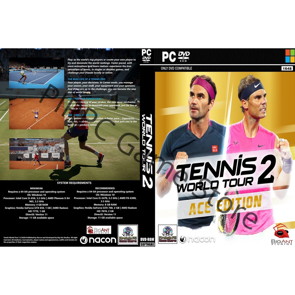 (PC) Tennis World Tour 2 - Ace Edition | Shopee Malaysia
