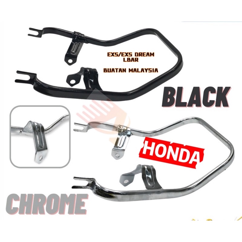 EX5 EX5DREAM Lbar Spoiler Black Chrome Tebal Tahan Buatan Malaysia ...