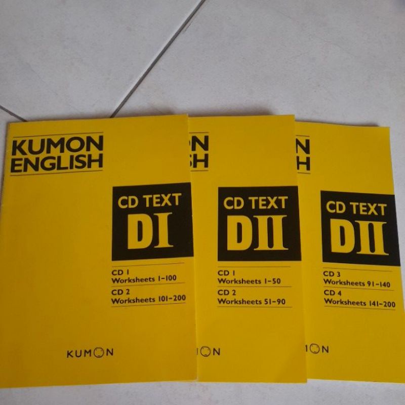 Kumon English DI DII Shopee Malaysia