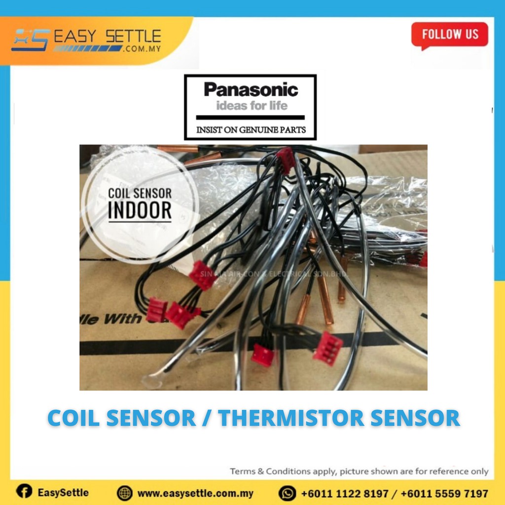 PANASONIC INDOOR COIL SENSOR THERMISTOR Panasonic Copper Sensor Coil ...
