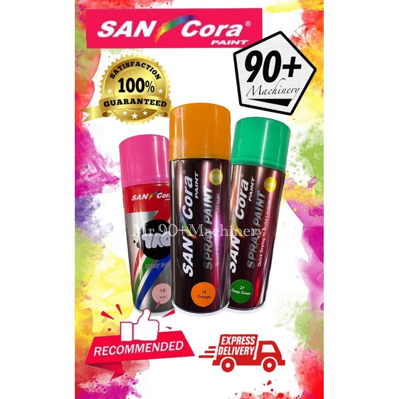 Spray Paint SANCORA FRESH GREEN Cat Sembur 400ml | Shopee Malaysia