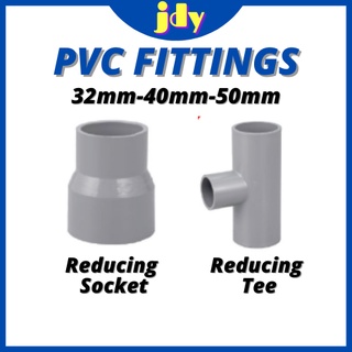 PVC Pipe Fitting Paip PVC Connector Socket Elbow Tee Valve Socket Plug ...