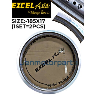 EXCEL ASIA RIM SIZE 185X17 GOLD BLACK BLUE RED SILVER TATINIUM COLOUR ...