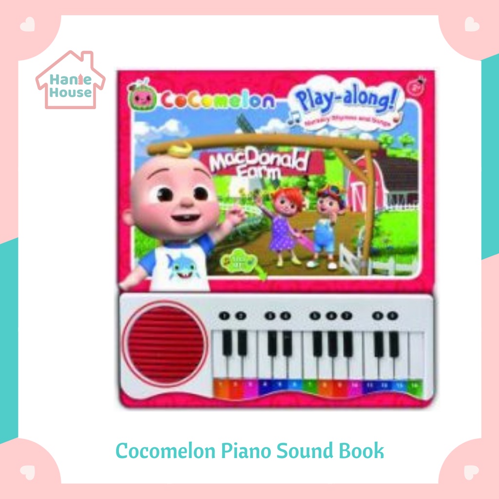 Cocomelon Piano Sound Book for Kids to Play Nursery Rhymes & Songs ...