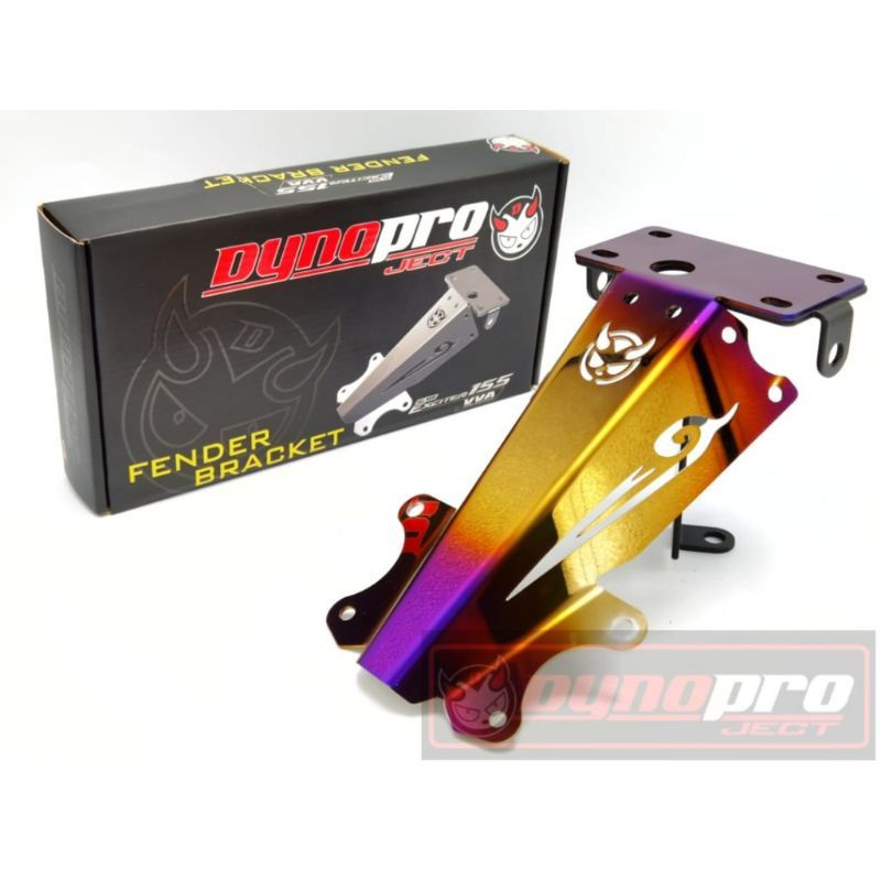 DYNO PRO Y16 TO Y15/ EXCITER 155 REAR FENDER BRACKET TITANIUM GOLD ...