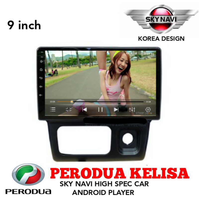 PERODUA KELISA / PERODUA KENARI SKY NAVI HIGH SPEC CAR ANDROID PLAYER ...