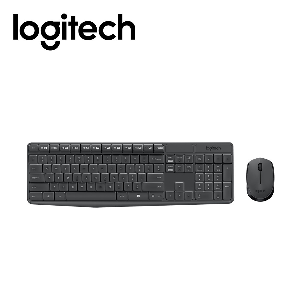 Logitech Mk235 Durable Wireless Keyboard Mouse Combo Shopee Malaysia