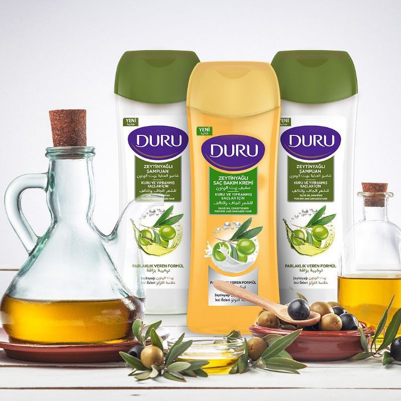 Turkish Duru premium Olive oil Shampoo And conditioner Set For Dry and ...