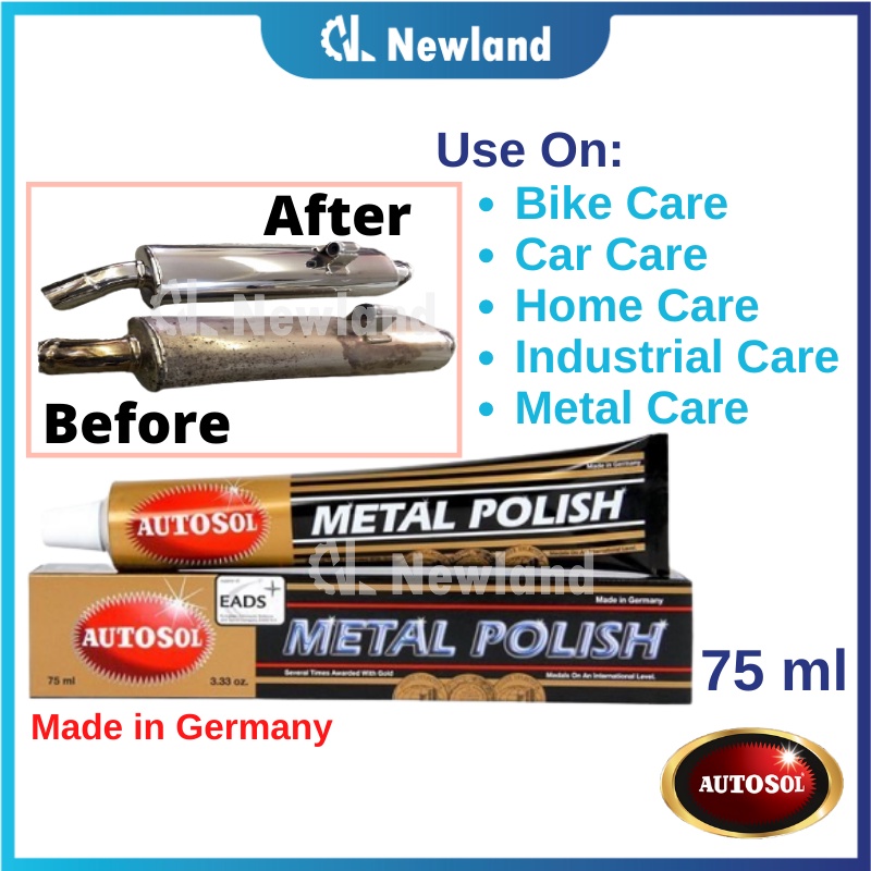 Autosol Metal Polish / Rust Remover / Chrome Polish / Metal Polish ...