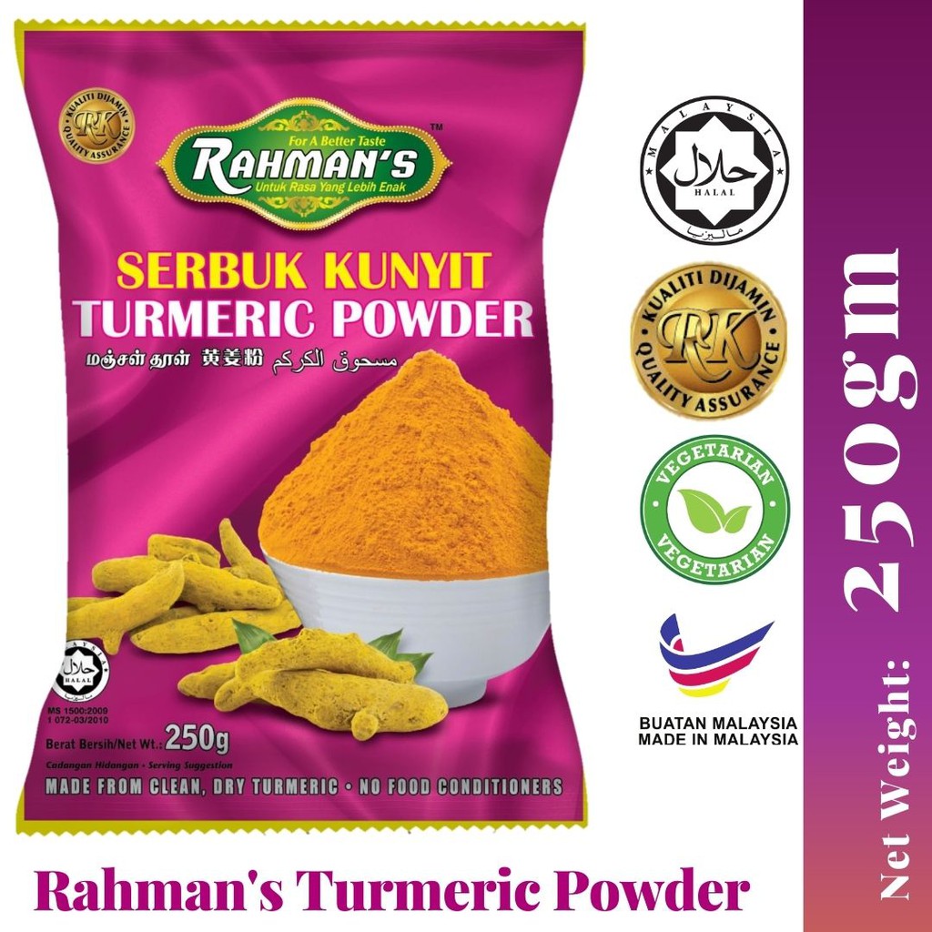 Rahman's Turmeric Powder (250g) | Serbuk Kunyit Rahman's (250g ...