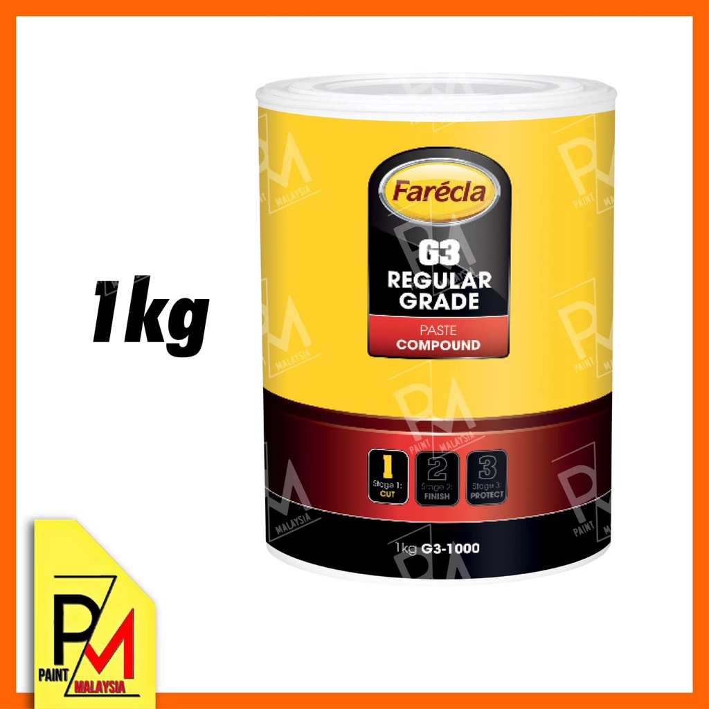 FARECLA G3 Regular Grade Paste Compound 1KG Rubbing Compound Polishing ...