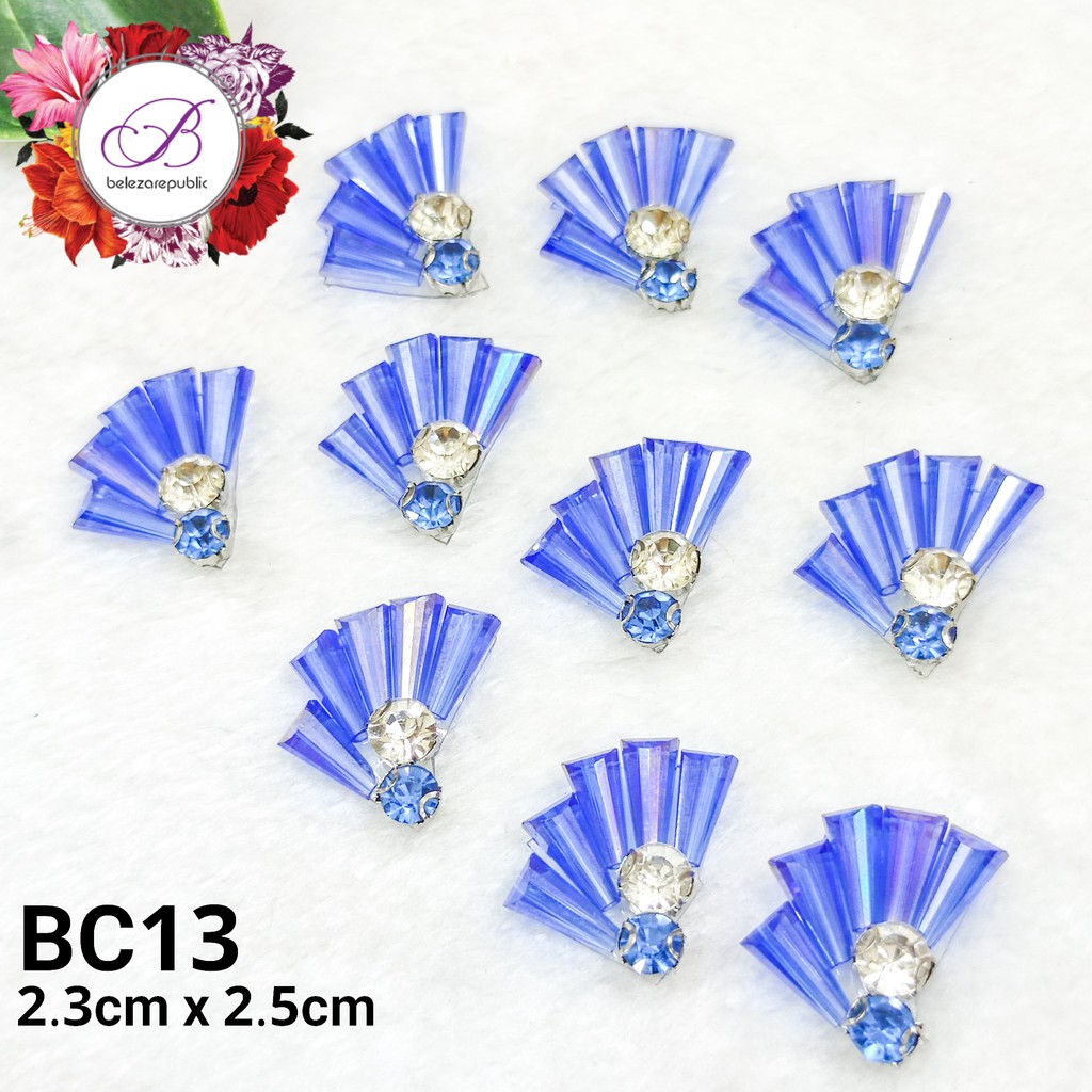 10pcs Beleza Iron on Beads Manik Tampal Pakai Seterika Tanpa Gam dan ...