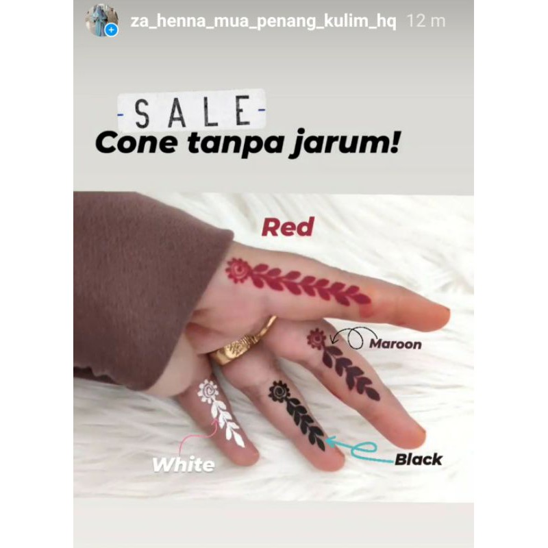 inai merah // henna red by mekza 18g | Shopee Malaysia