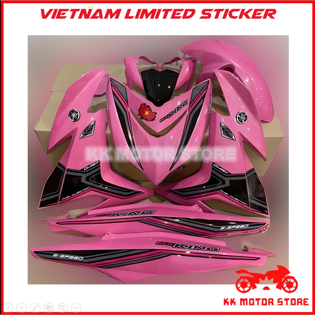 [100% ORIGINAL!!!]COVERSET MAGIC BOY Y15ZR V2 MX KING CRYSTAL PINK ...