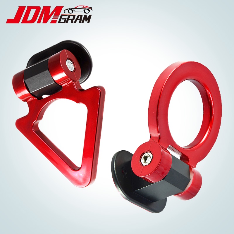 Abs Pasted Car Towing Hook Sticker Decoration 1pcs Universal Jdm