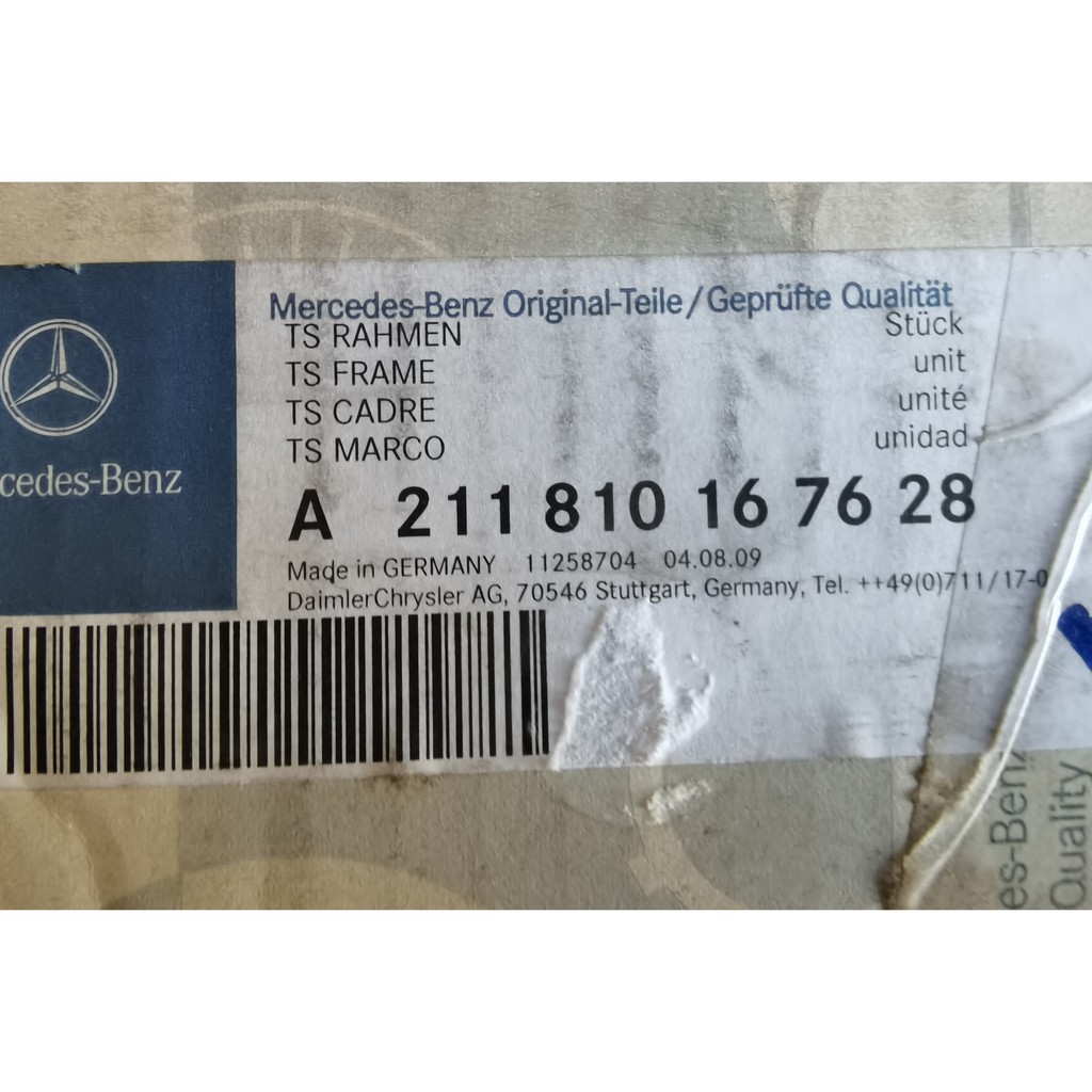 ORIGINAL MERCEDES BENZ TS FRAME-WING MIRROR RIGHT HAND A2118101676 28 ...