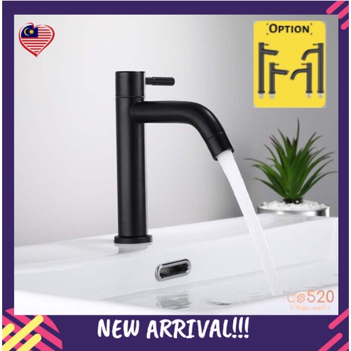 Bathroom Faucet Stainless Steel SUS 304 Pillar Basin Tap Basin Water ...