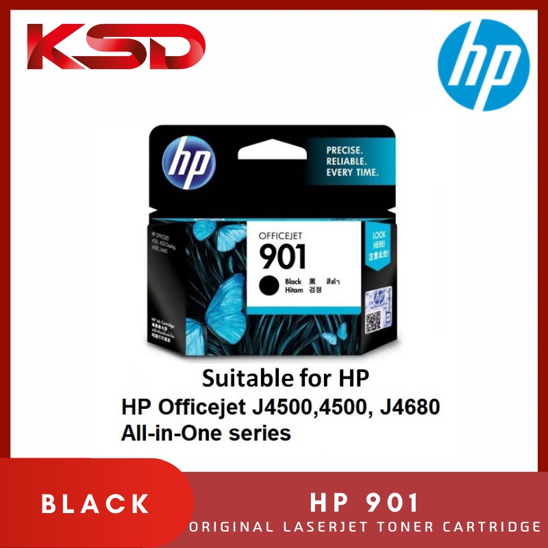 HP 901 Tri-color/Black Original Ink Cartridge | Shopee Malaysia