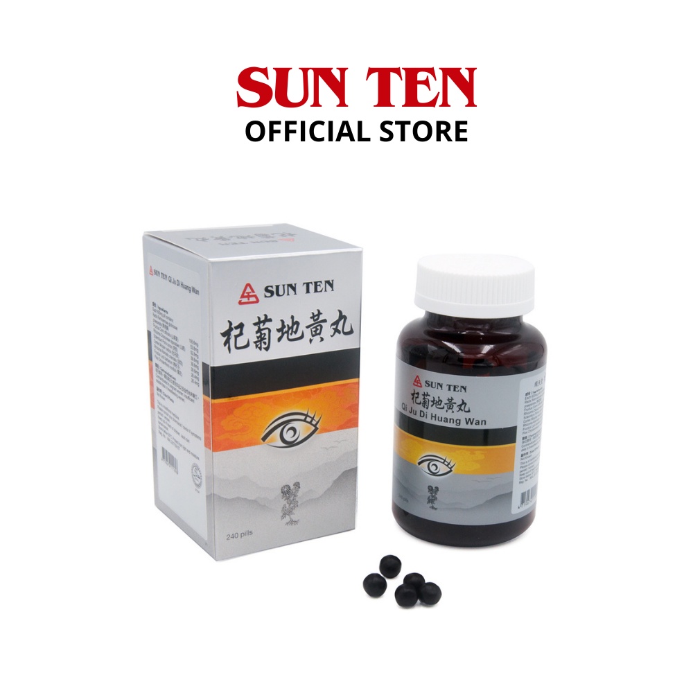 Sun Ten Qi Ju Di Huang Wan 240 pills 順天堂杞菊地黃丸 Eye Health | Shopee Malaysia