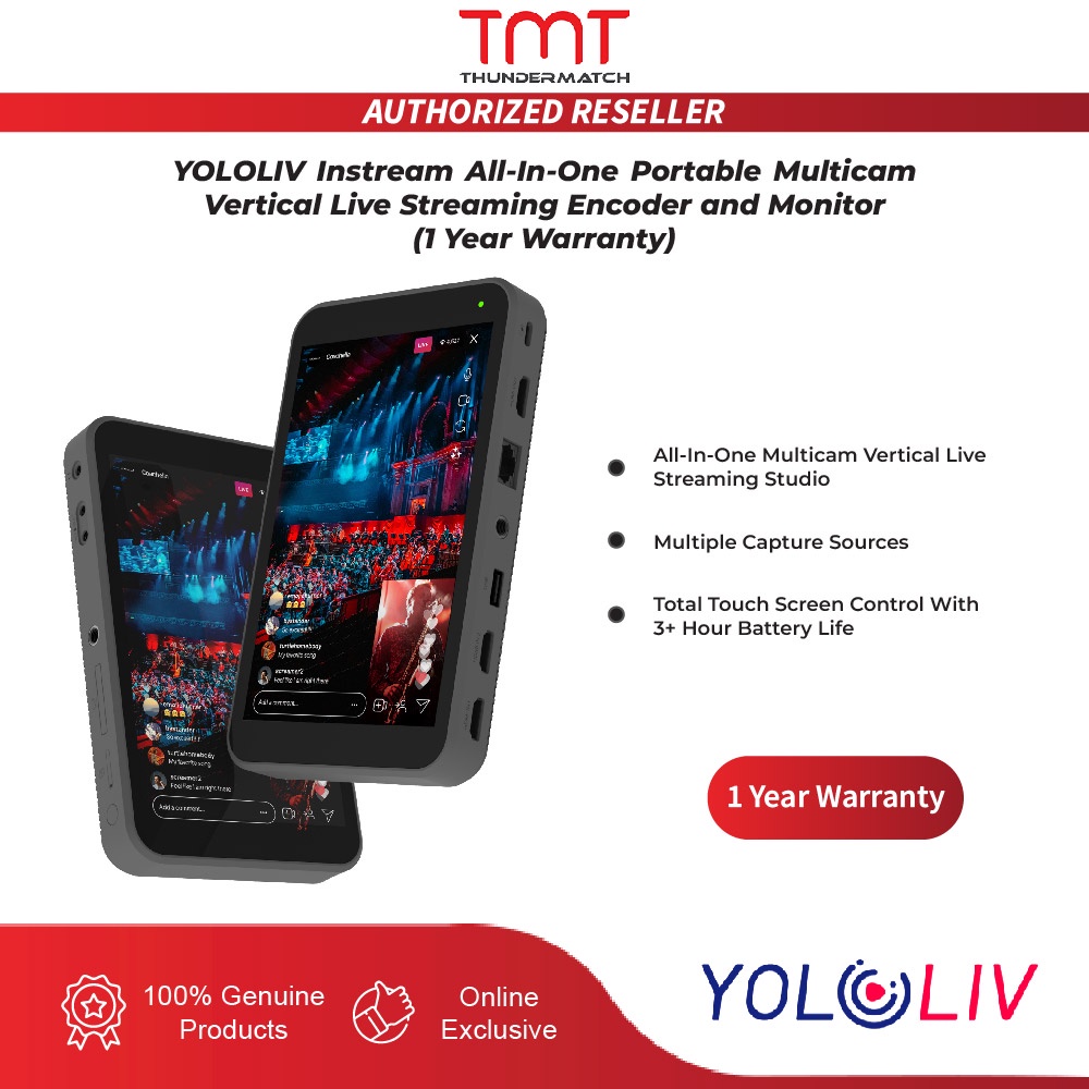 YOLOLIV Instream All-In-One Portable Multicam Vertical Live Streaming ...