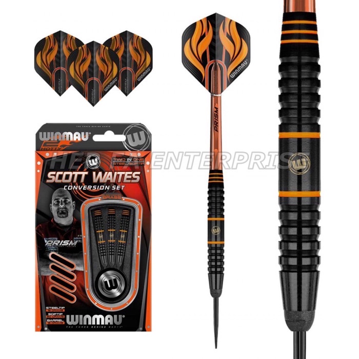 WINMAU Scott Waites Dart Set 20g Convertion Set 2 in 1 (1215) | Shopee ...