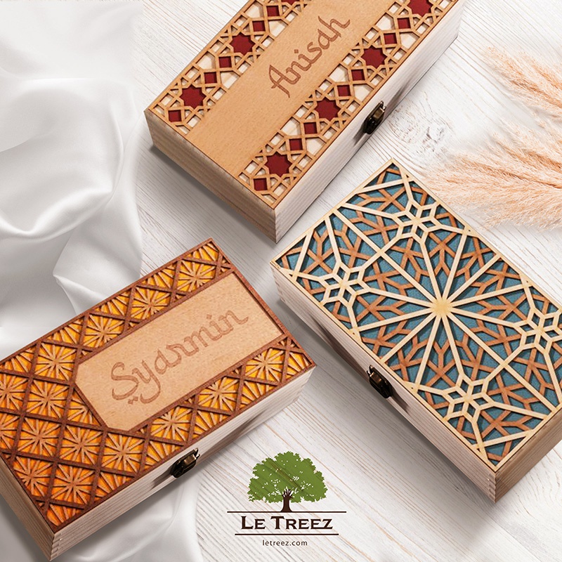 Essential Essensi Oil Box Kotak Gift Set Wooden Young Living Doterra ...