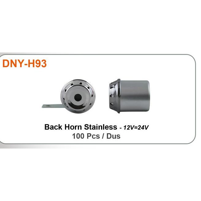 Reverse horn / atret horn / back horn buzzer 12v = 24v. stainless | BeeCost
