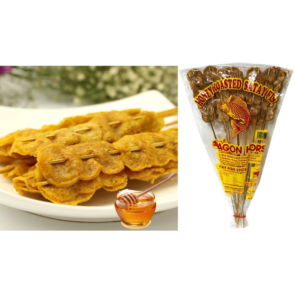Honey Satay Fish 12sticks per pkt x 10pkts (Halal) | Shopee Malaysia